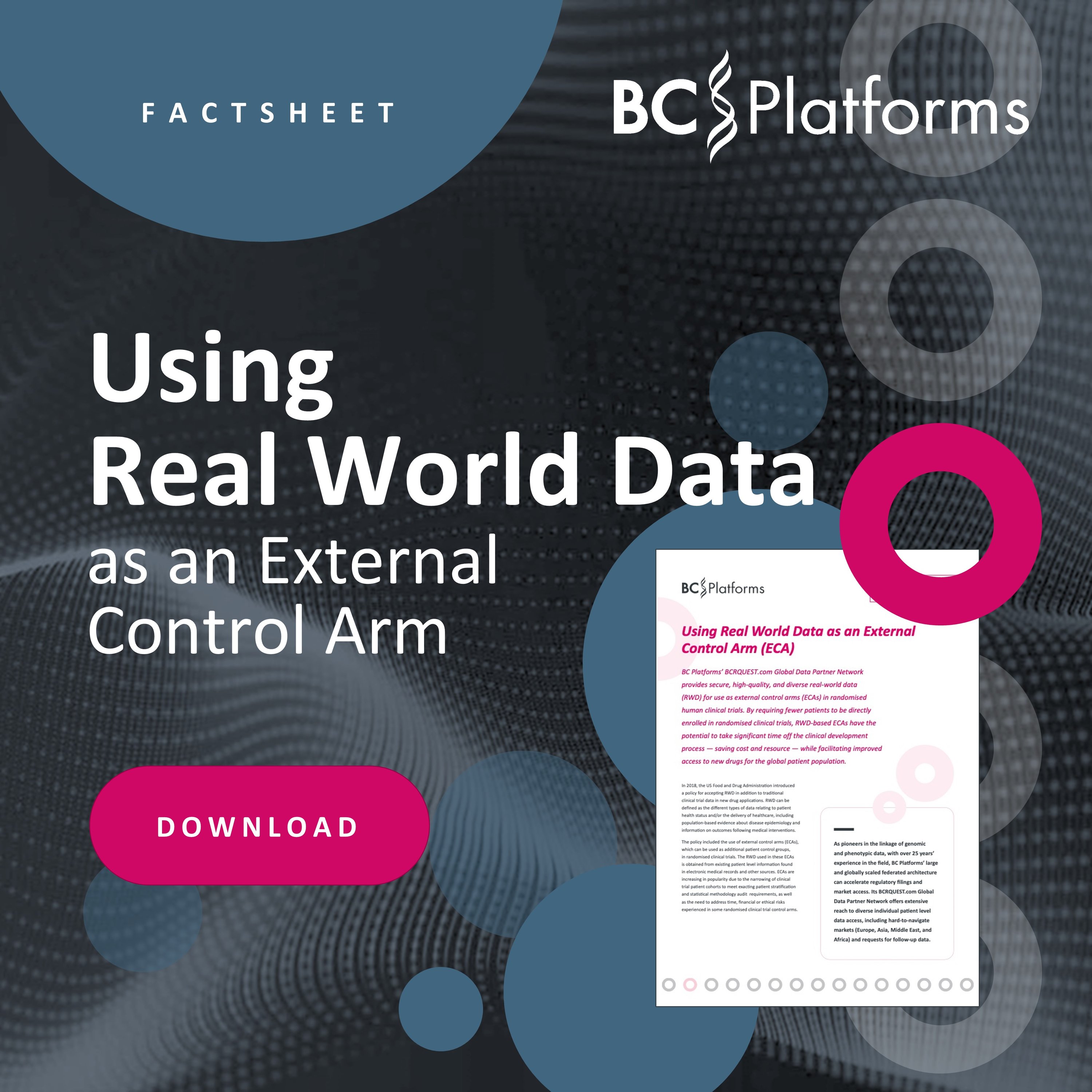 BC Platforms Factsheet - Using Real World Data as an External Control ...